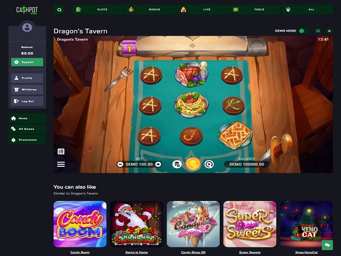 Cashpot Casino Online Casino Review
