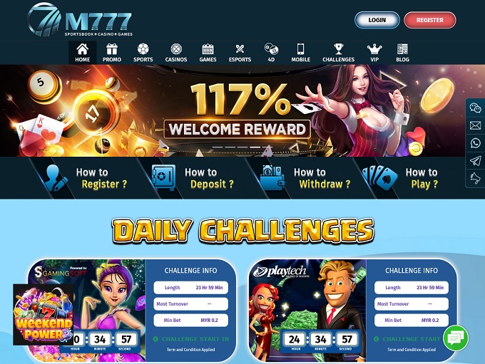 M777 Casino Online Casino Review