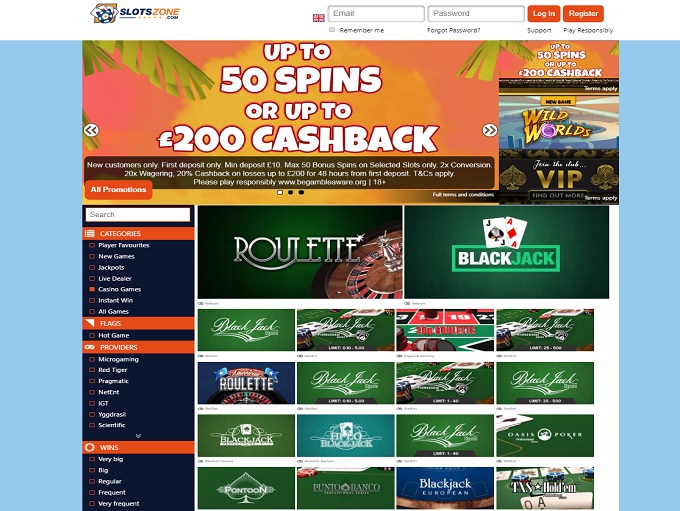 Slotszone Online Casino Review