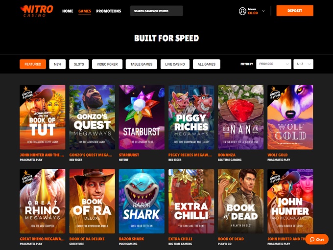 Nitro Casino Online Casino Review