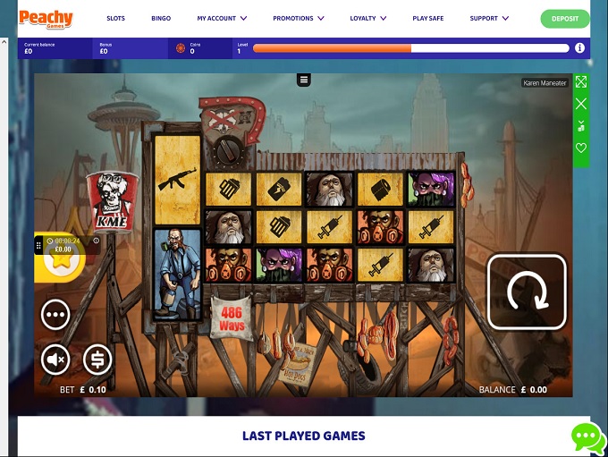 Peachy Games Online Casino Review