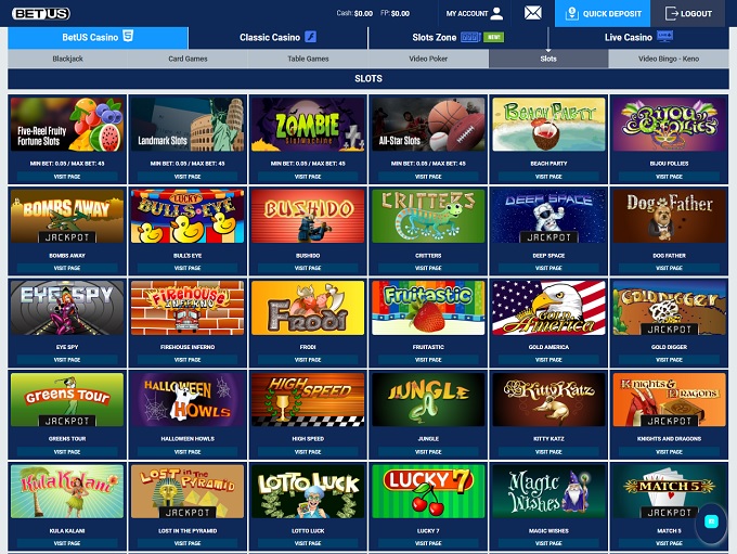 BetUS Casino Online Casino Review