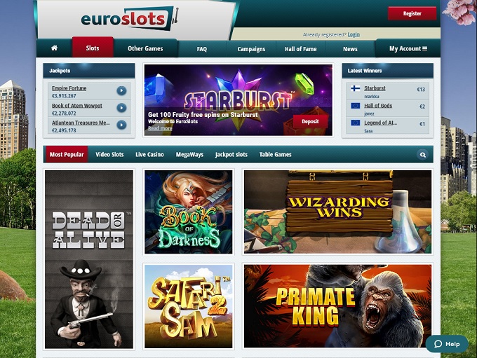 Euroslots Online Casino Review