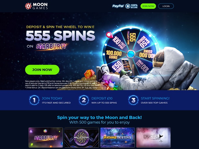 Moon Games Online Casino Review