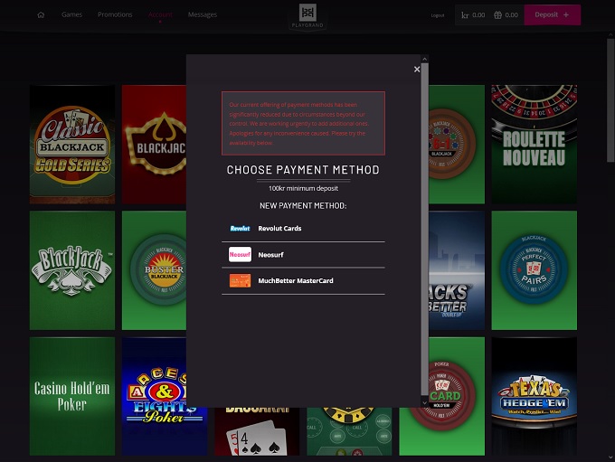 Playgrand Casino Online Casino Review