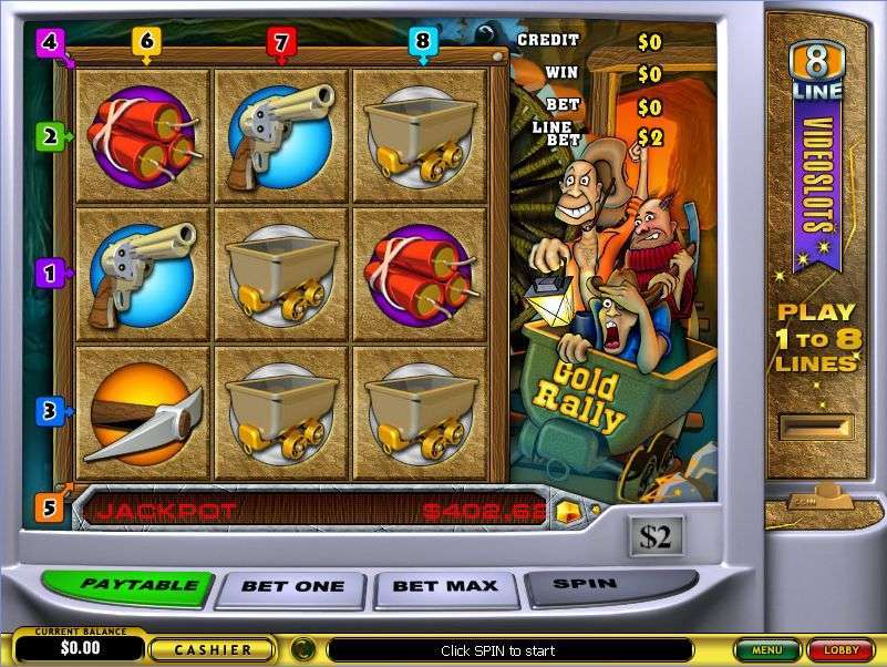 Play Gold Rally Video Slot from Playtech for Free