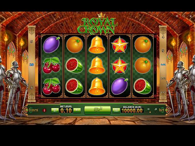 Play Royal Crown Video Slot from BF Games for Free