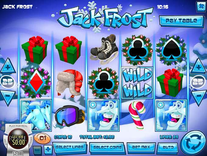 Play Jack Frost Video Slot from Rival for Free