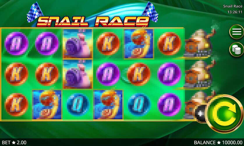 Play Snail Race Video Slot from Booming Games for Free