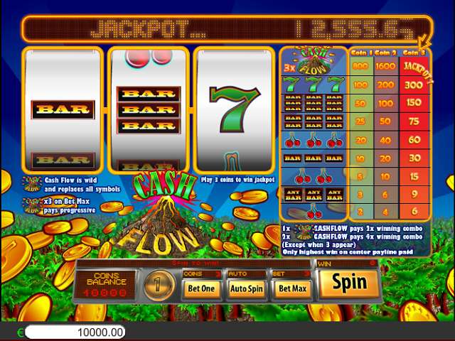 Play Cash Flow Video Slot from saucify for Free