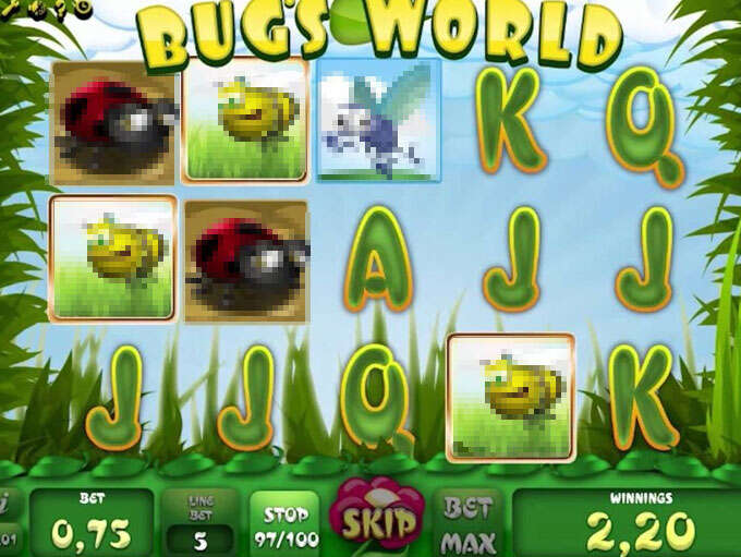 Play Bugs World Video Slot from iSoftBet for Free