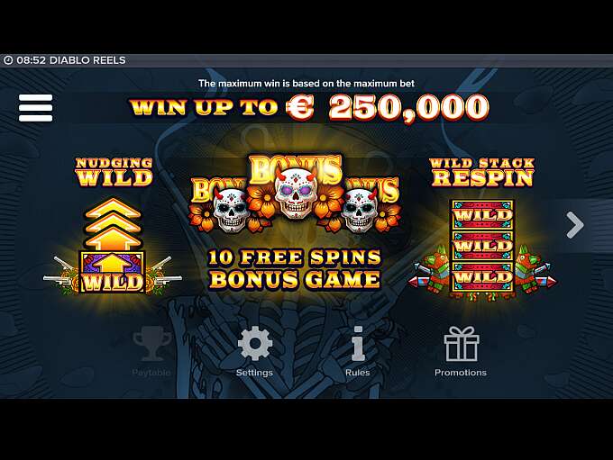 Play Diablo Reels Video Slot from ELK Studios for Free