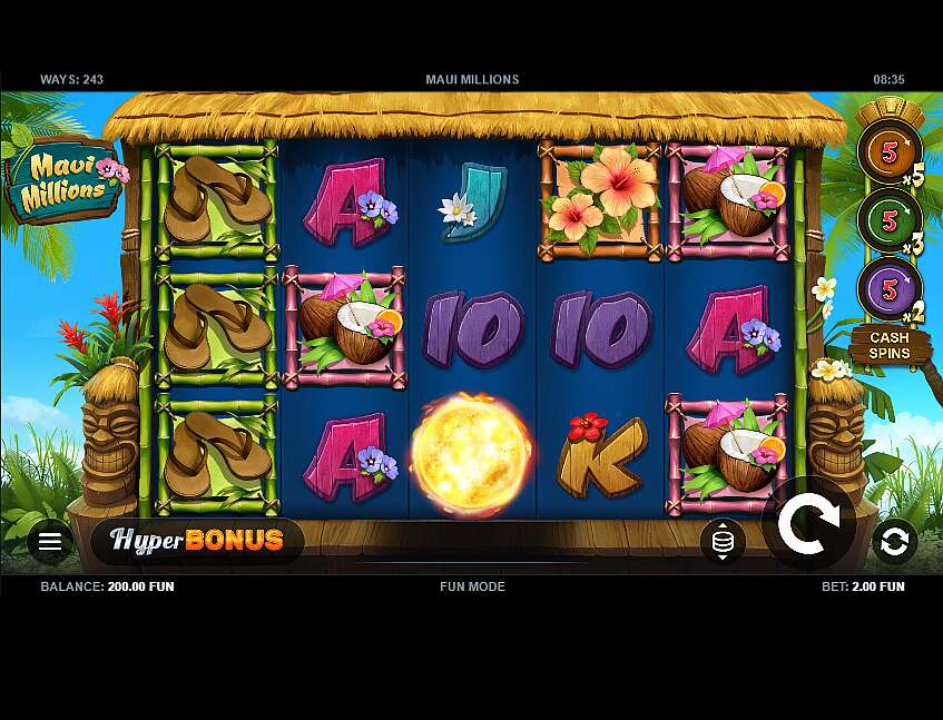 Play Maui Millions Video Slot from Kalamba for Free