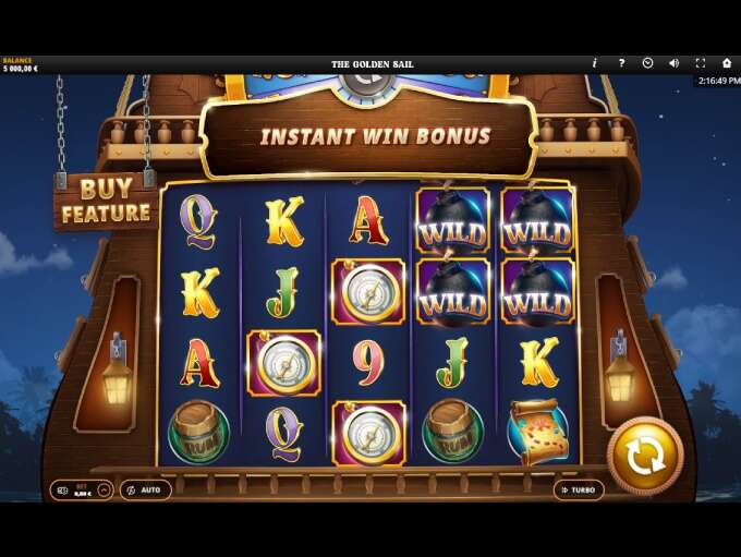 Play The Golden Sail Video Slot from SilverBack Gaming for Free