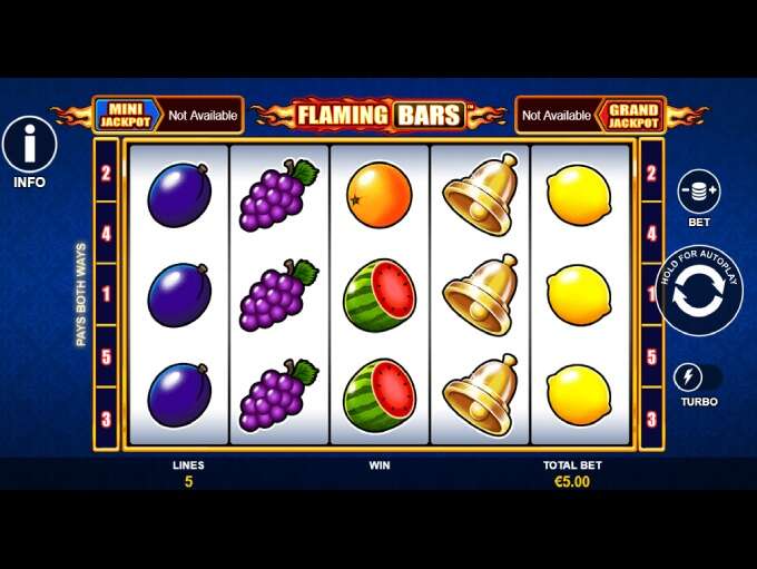 Play Flaming Bars Video Slot from Playtech for Free