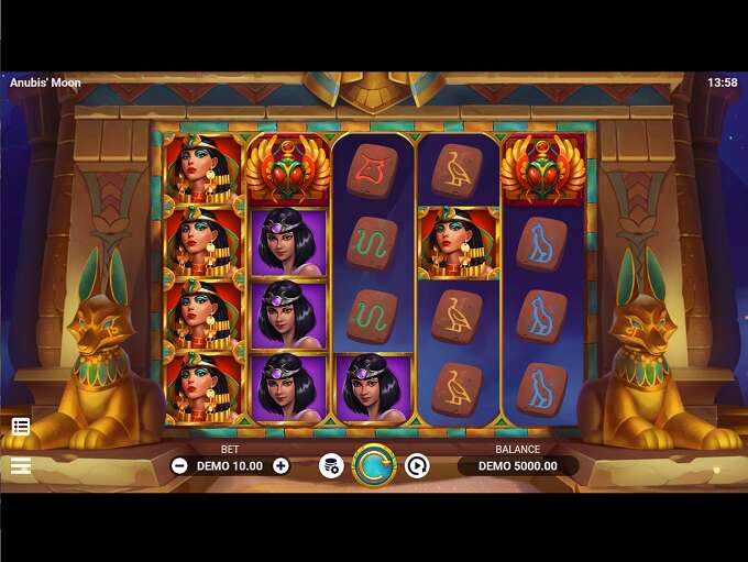 Play Anubis' Moon Video Slot from Evoplay for Free