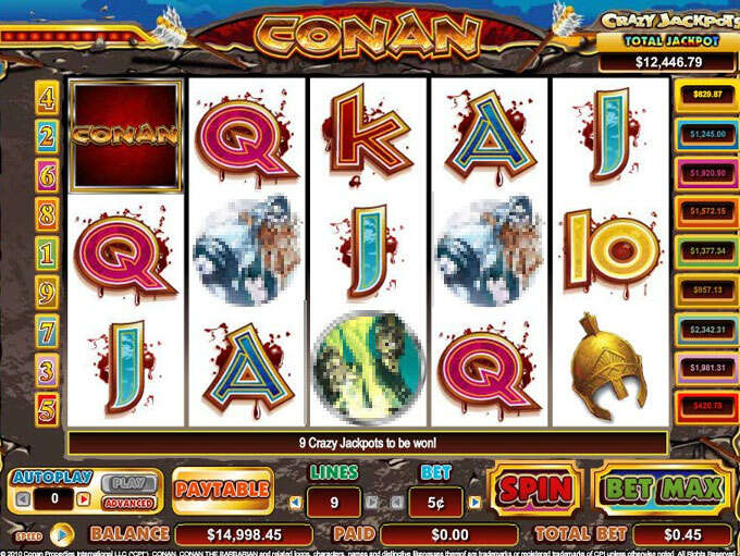 Play Conan the Barbarian Video Slot from NextGen for Free