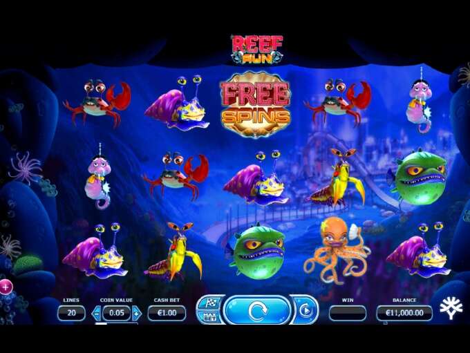 Play Reef Run Video Slot from Yggdrasil for Free