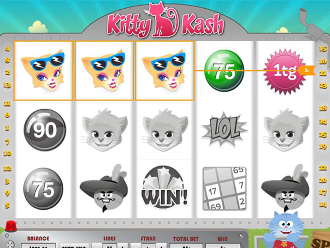 Play Kitty Kash Video Slot from Daub for Free