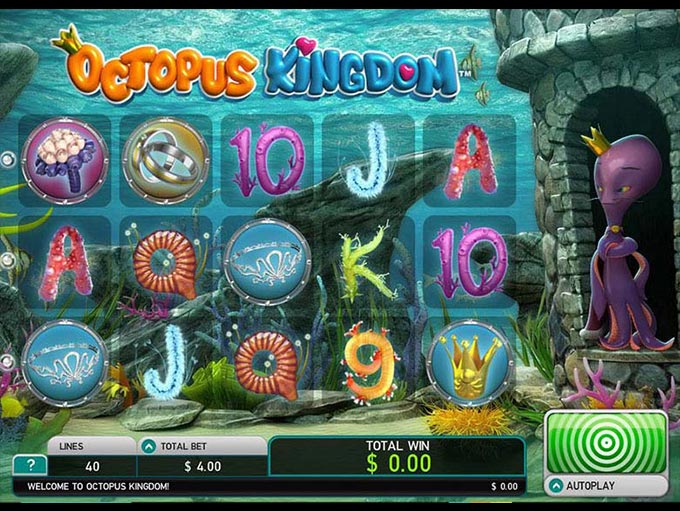 Play Octopus Kingdom Video Slot from Leander Games for Free