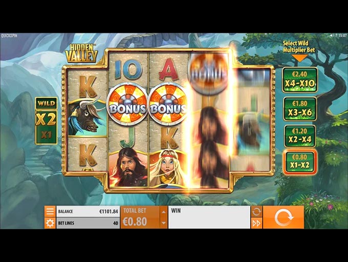 Play Hidden Valley Video Slot from Quickspin for Free