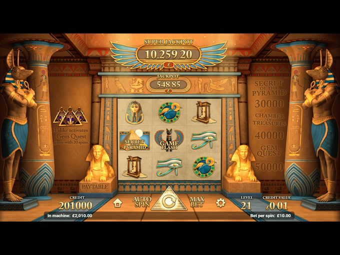 Play Golden Pyramid Video Slot from CEGO for Free