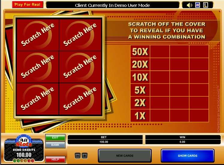 Play Scratch Card Other from Games Global for Free
