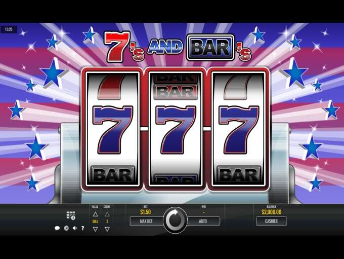 Play Sevens and Bars Video Slot from Rival for Free