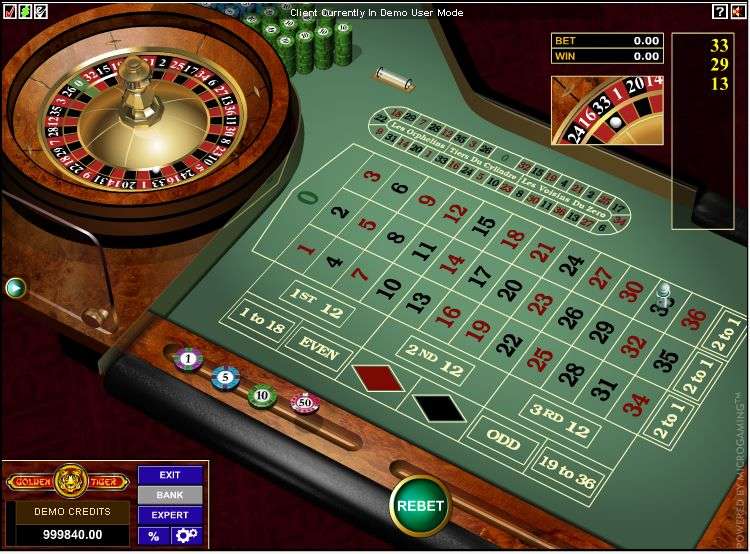 Play European Roulette Gold Roulette from Games Global for Free